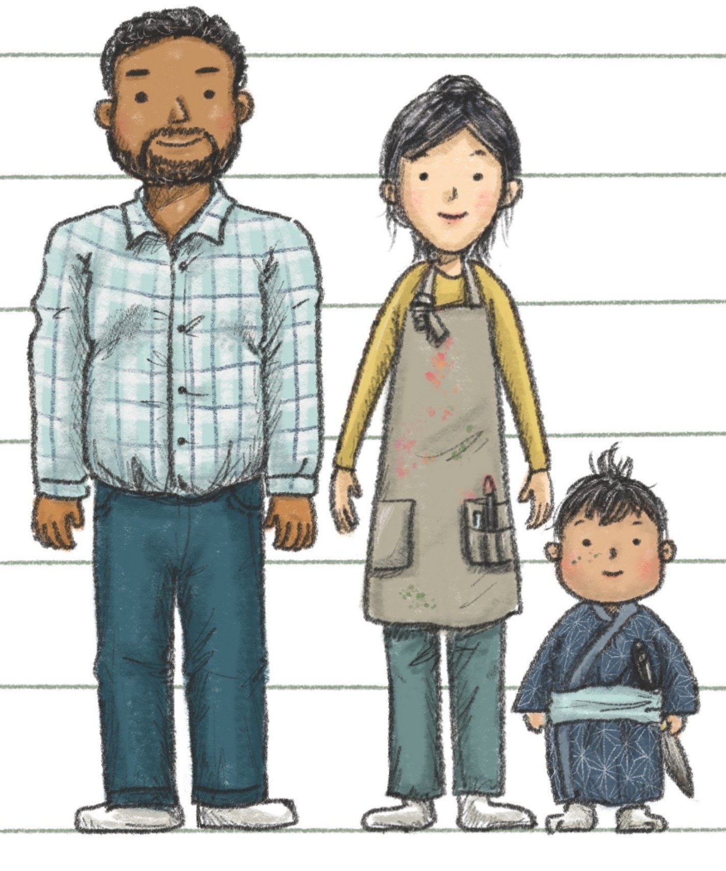 Sleepy Baby Samurai and the Magic Painting by Andrew Zeller